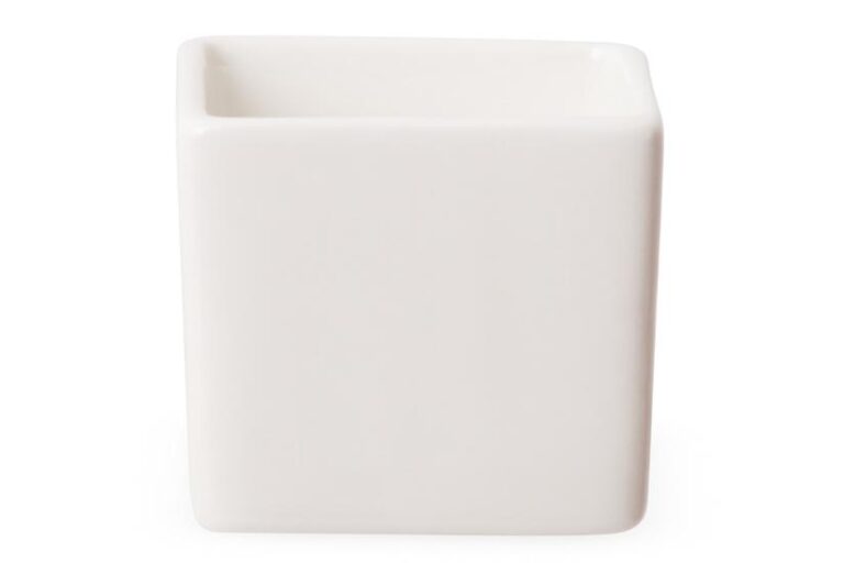 SQUARE SUGAR POT - Ariane Fine Porcelain