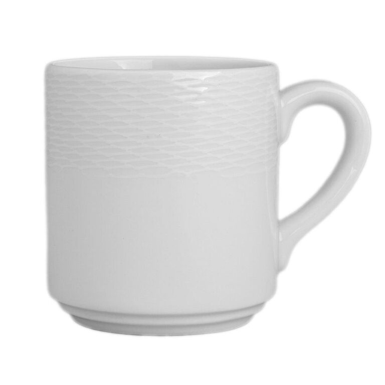 Stackable Coffee Cup - Linear - Ariane Fine Porcelain