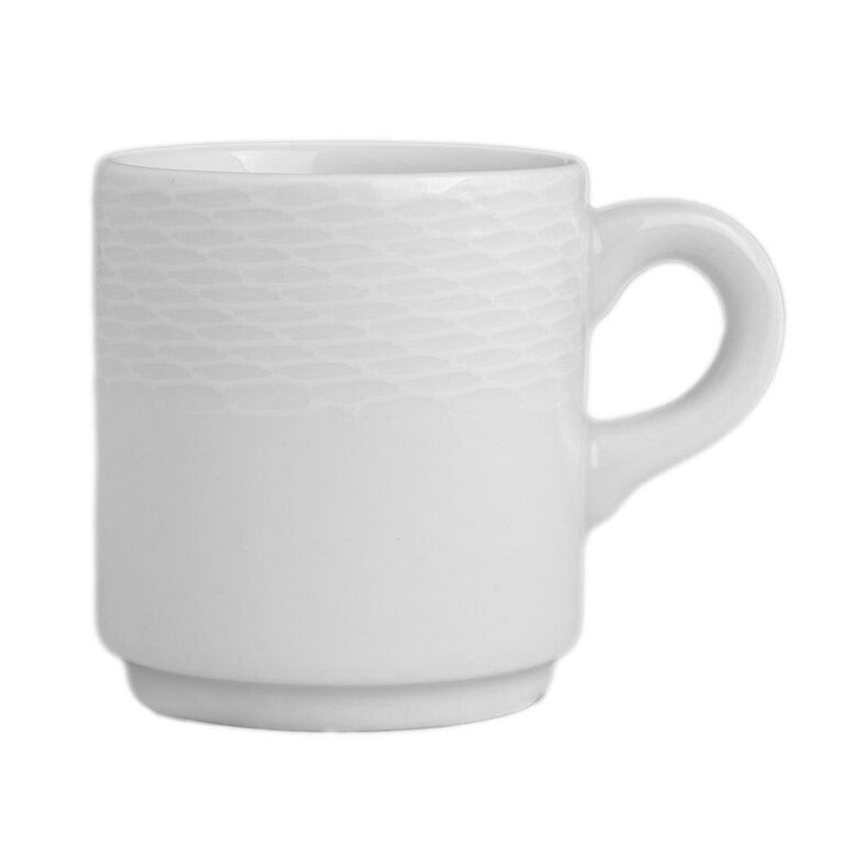 Stackable Espresso Cup - Linear - Ariane Fine Porcelain